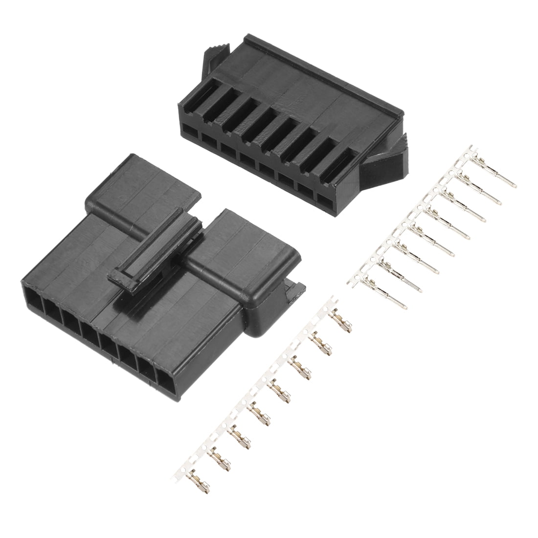 10 Pairs 2.5mm 8 Pin Male Female JST-SM Housing Crimp Terminal Connector - Walmart.com