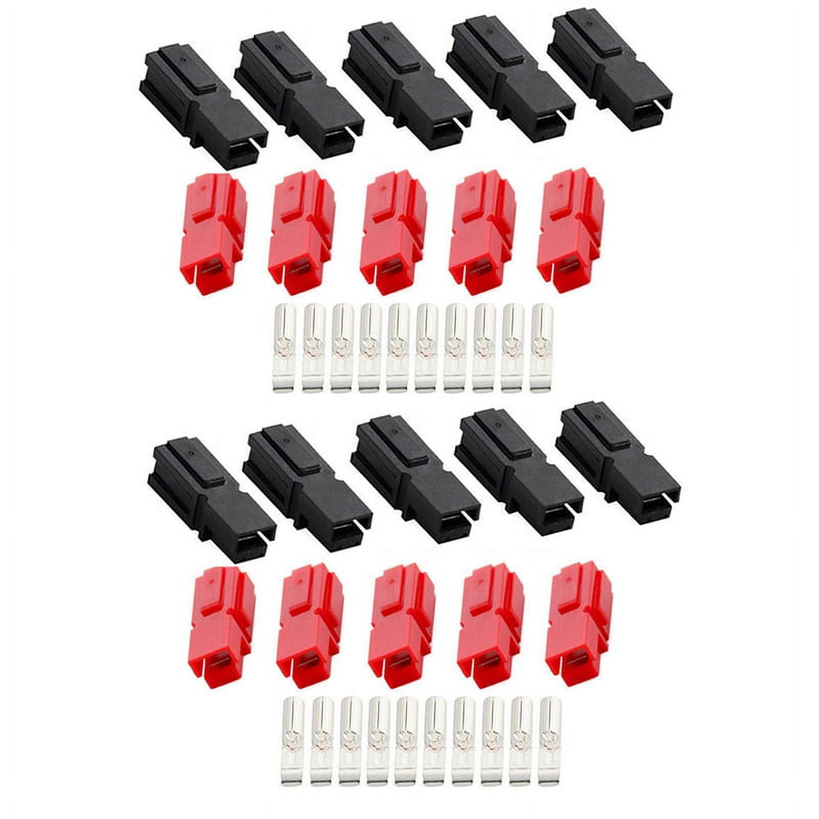 10 Pairs 30A Amp 600V Power Marine Connector Pole Red Black for ...