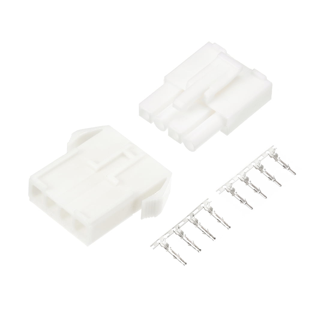 10 Pairs 4.5mm 4 Pin Male Female JST-SM Housing Crimp Terminal ...