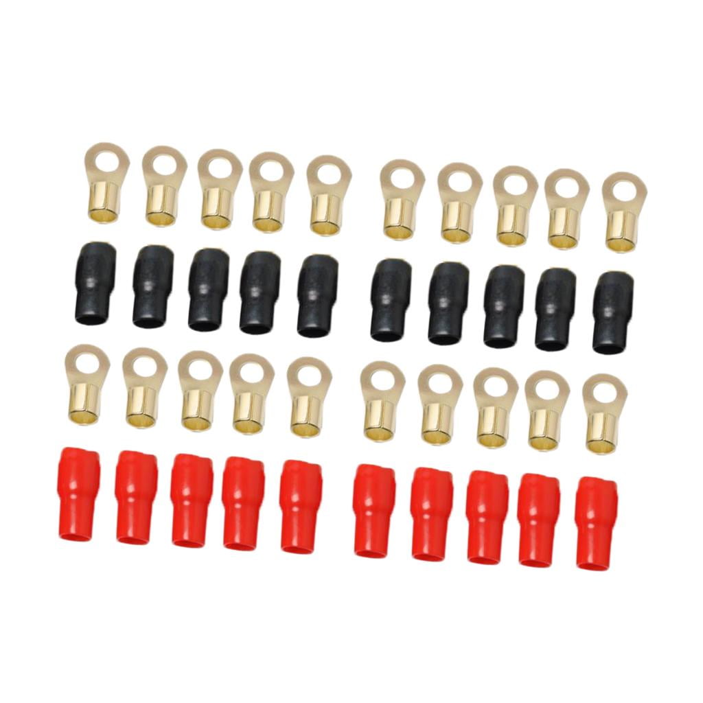 10 Pairs 4 AWG Wire Connector Assortment Terminals - Walmart.com