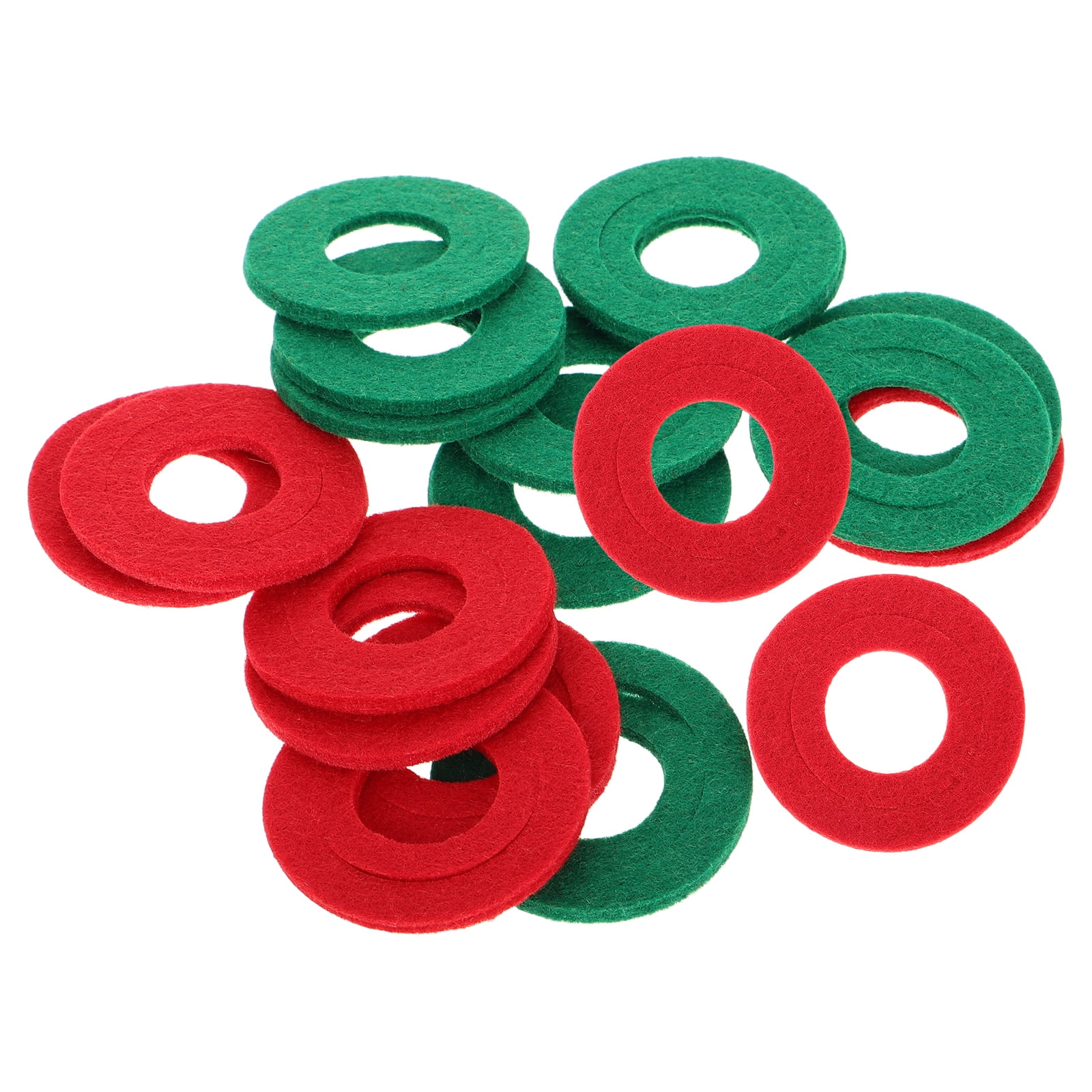 OUNONA 10 Pairs Battery Terminal Protectors Felt Fiber Washers Red and ...