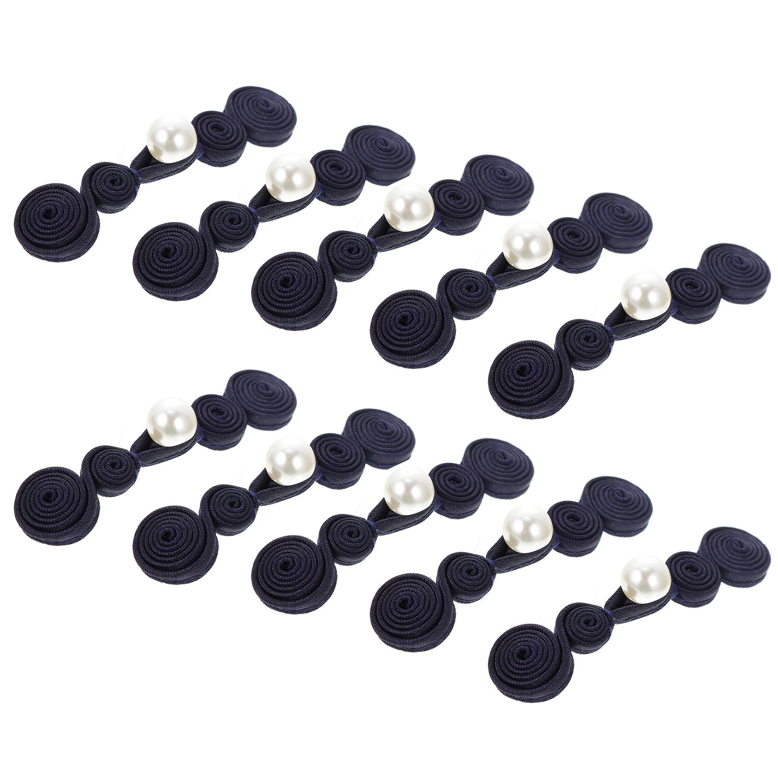 10 Pairs Cheongsam Closure Fastener Cheongsam Costume Tang Suit DIY ...