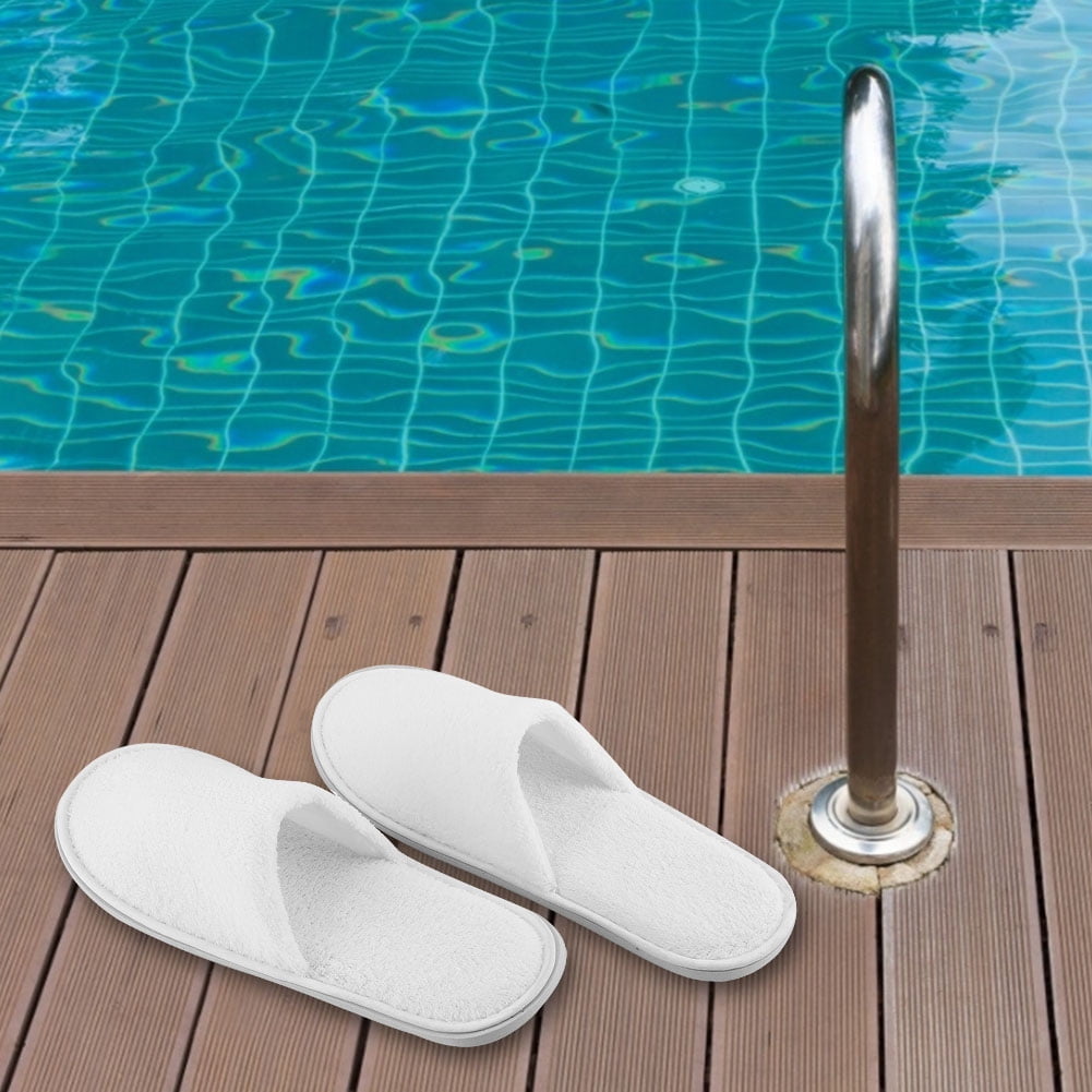 10 Pairs Disposable Guest Slippers Travel Hotel Slippers Comfortable ...