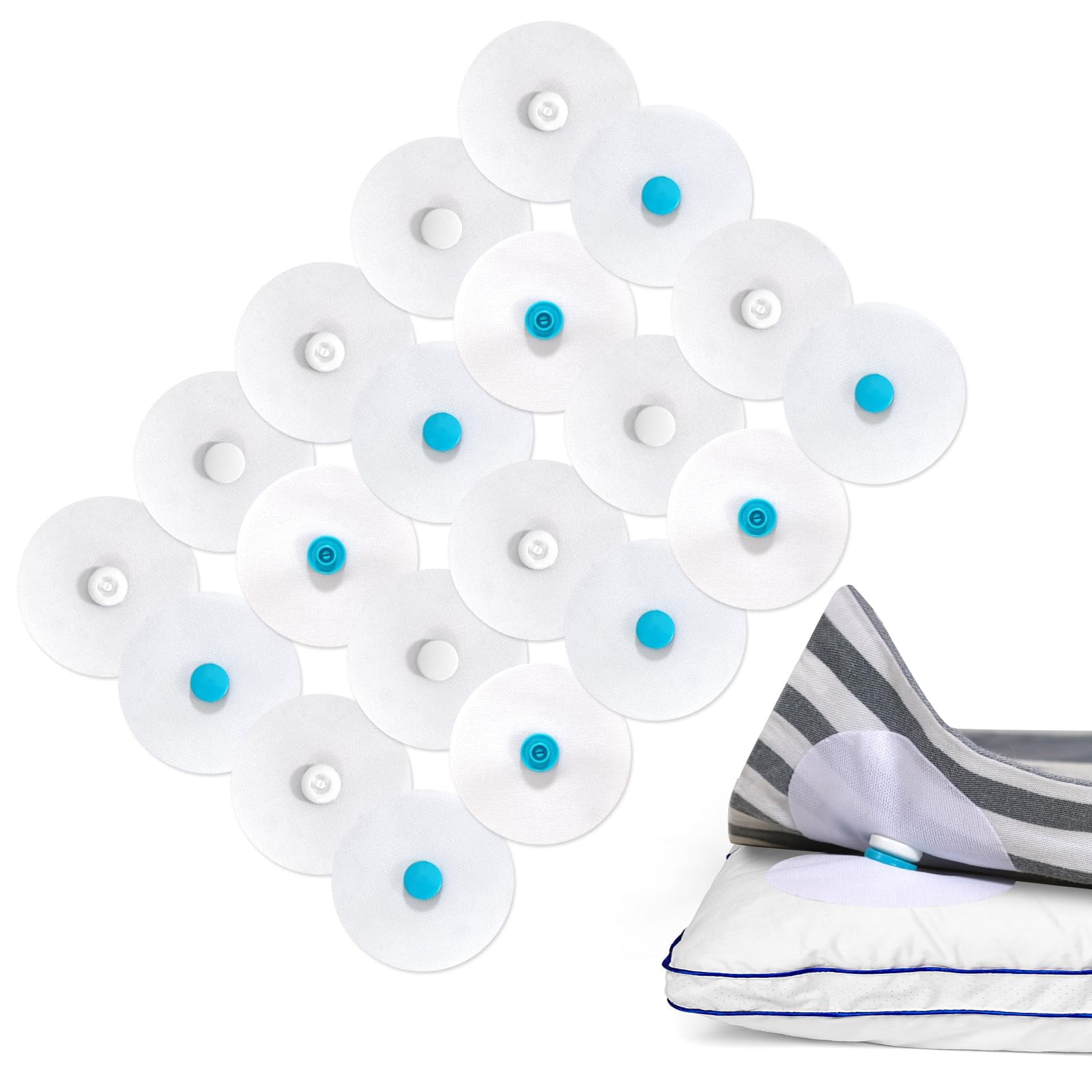 10 Pairs Duvet Cover Snaps Clips, Plastic Snaps Buckle Inside Duvet ...