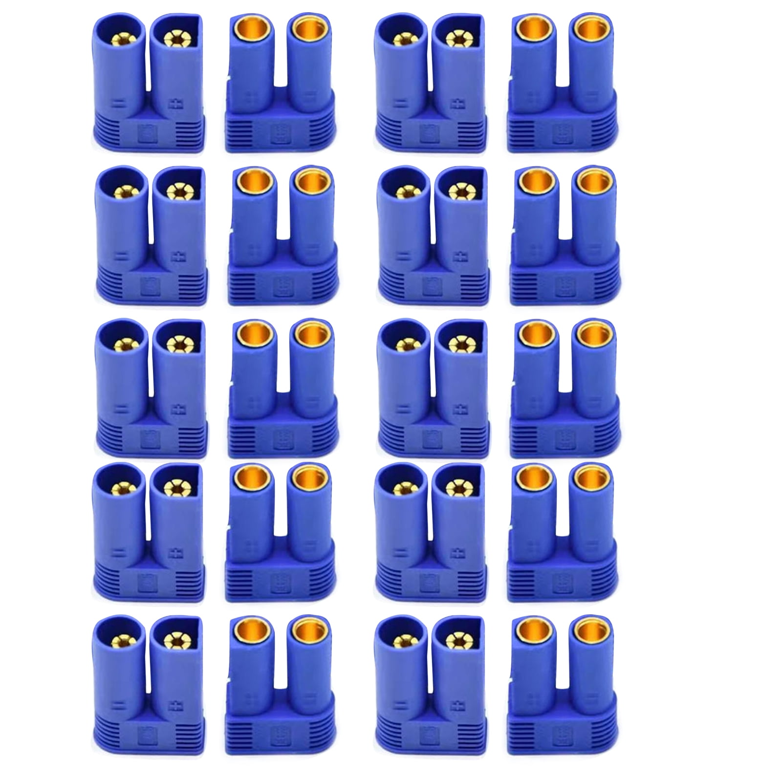 10 Pairs EC5 Device Connector Plug for Battery RC Car Plane Helicopter ...