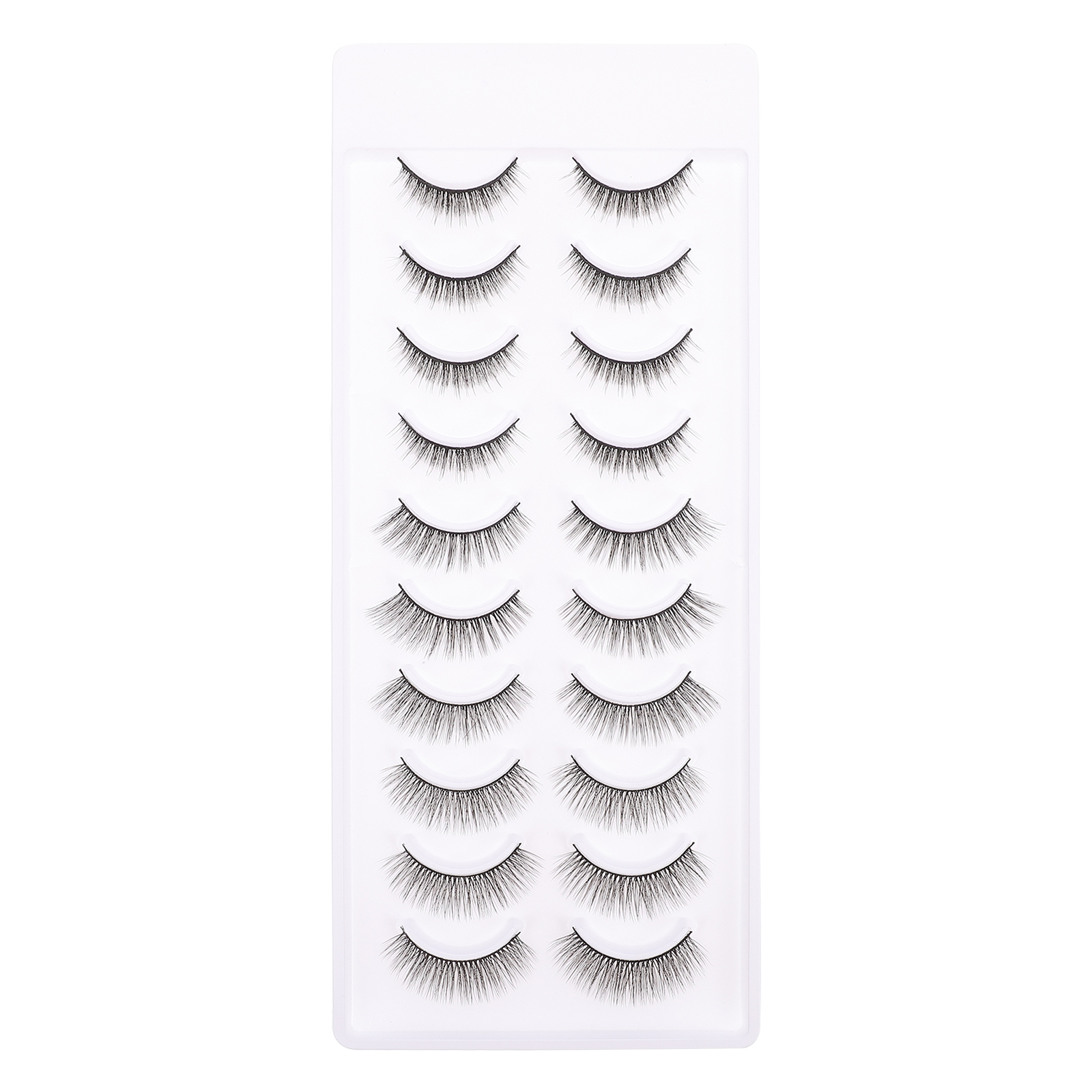 NUOLUX Enhanced Eyelashes 10 Pairs 6.2X4.1X0.4In For Night Out ...