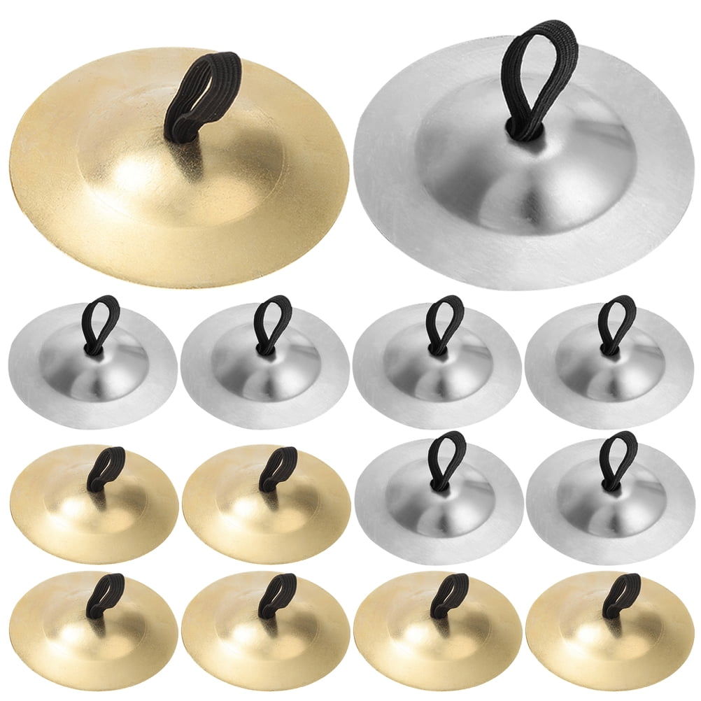 Greenadscape Stage Performance Hand Cymbals Silver 10 Pairs 2.16X2.16X0 ...