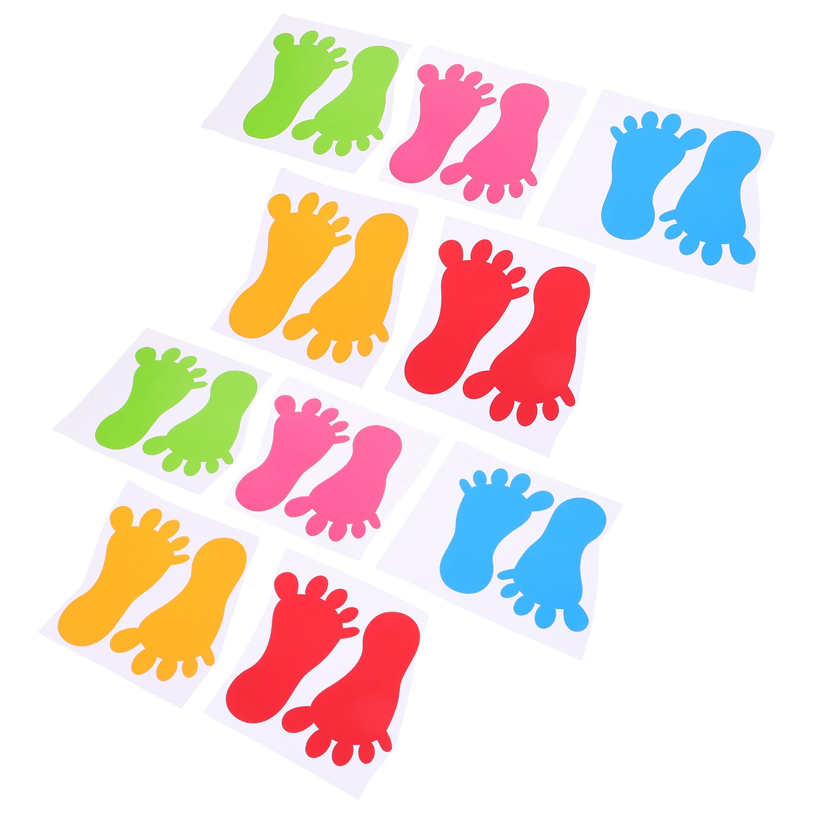 10 Pairs Floor Decals for Classroom Self-adhesive Stickers Baby ...