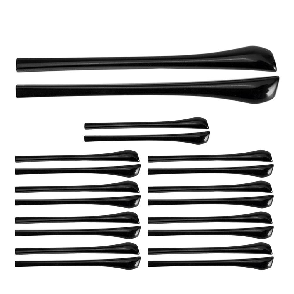YSNOOWE PVC Glasses End Tips for Running 10Pairs 2.63X0.24X0.12in ...