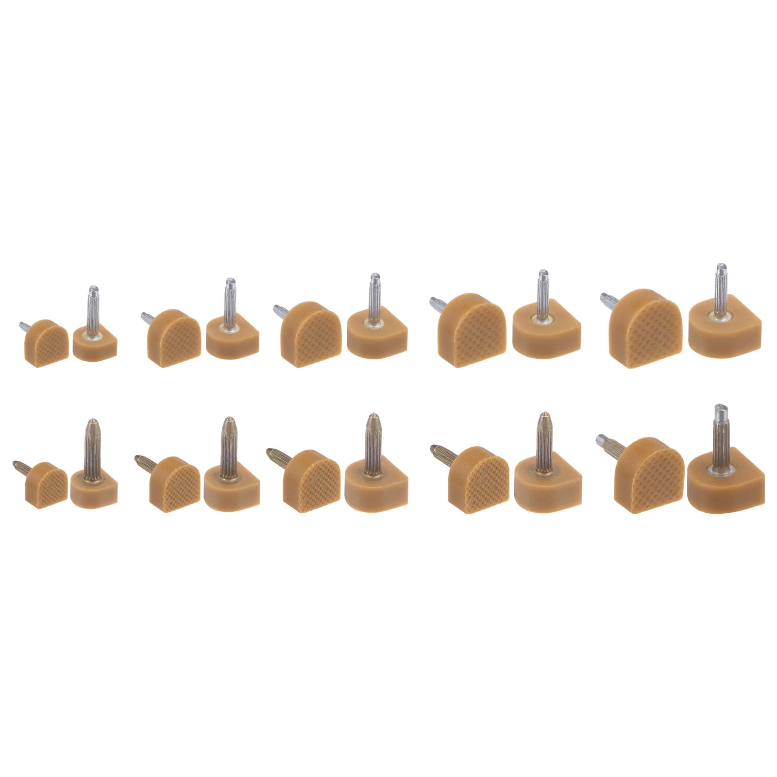 10 Pairs High Heel Replacement Tips Kit 8/9/10/11/12mm U Shaped Shoes ...