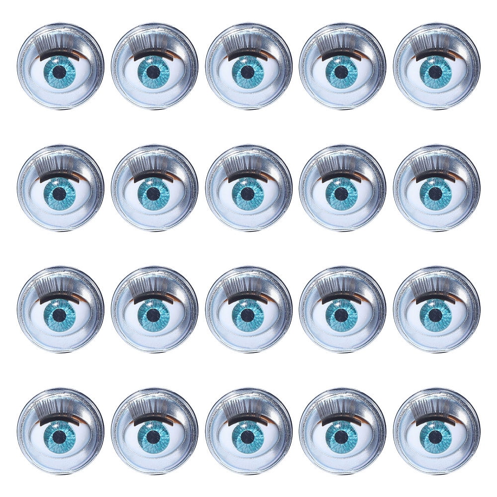 10 Pairs Iron Plastic Blinkable Craft Eye for DIY Toys Puppet Plush ...