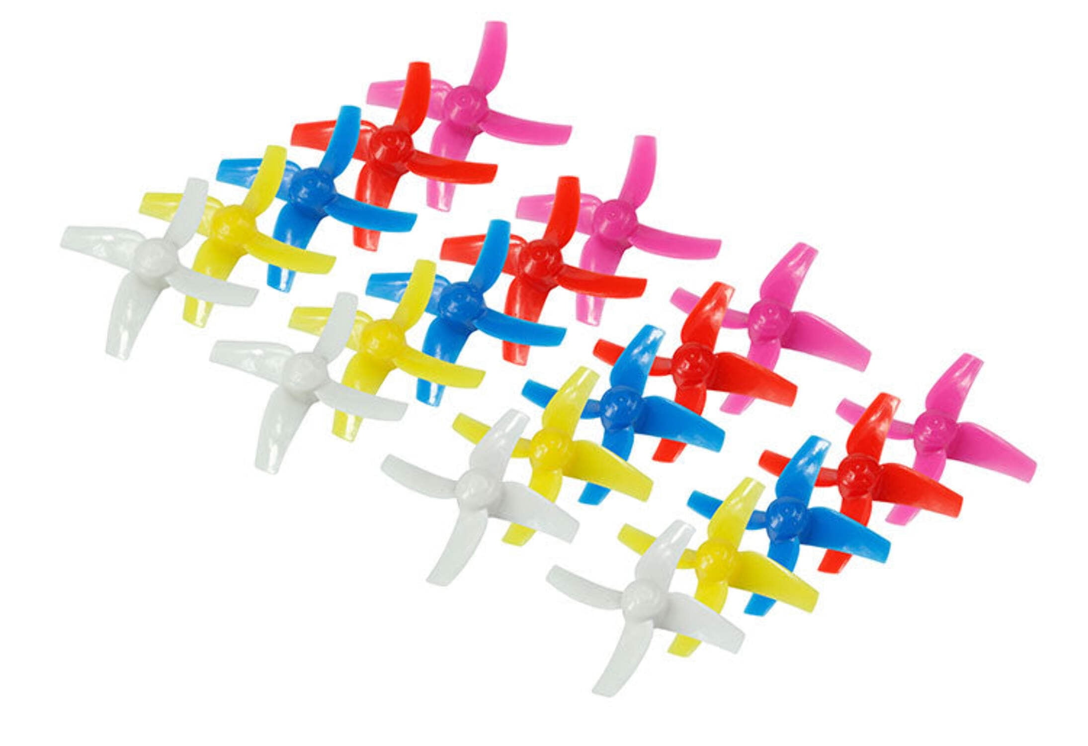 10 Pairs LDARC 48mm Propellers for Brushed Motor 4-Blade (1.0mm Shaft ...