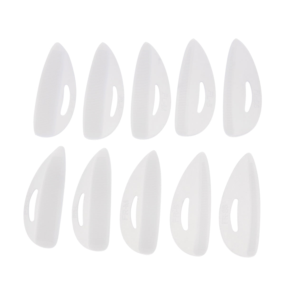 10 Pairs Lash Rods Shield Makeup False Eyelash Patches 4.00X1.50X0.20CM ...