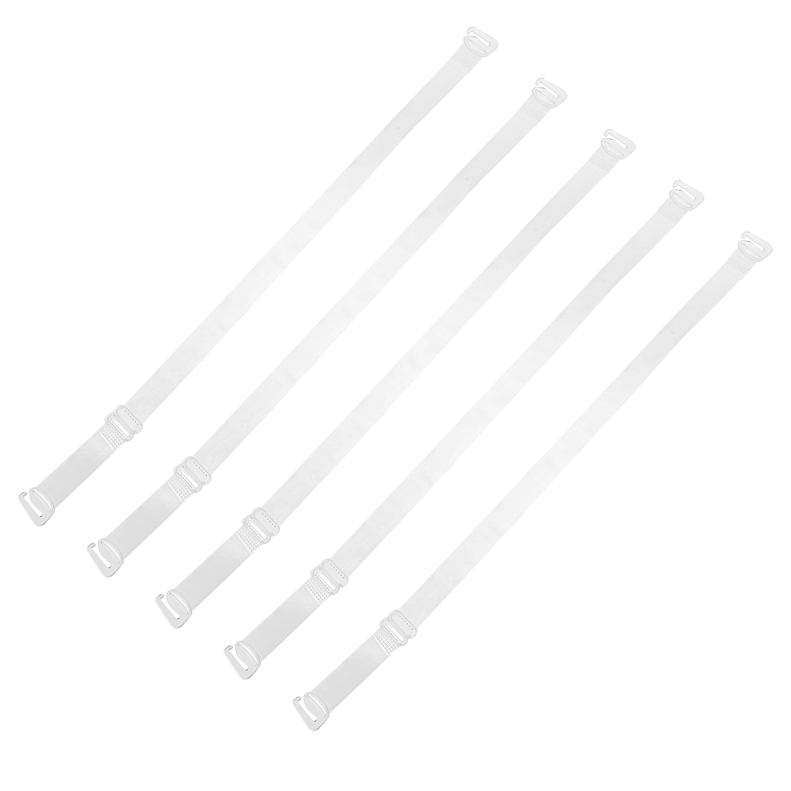 10 Pairs Lift Tape Invisible Bra Straps Underwear Transparent Shoulder ...
