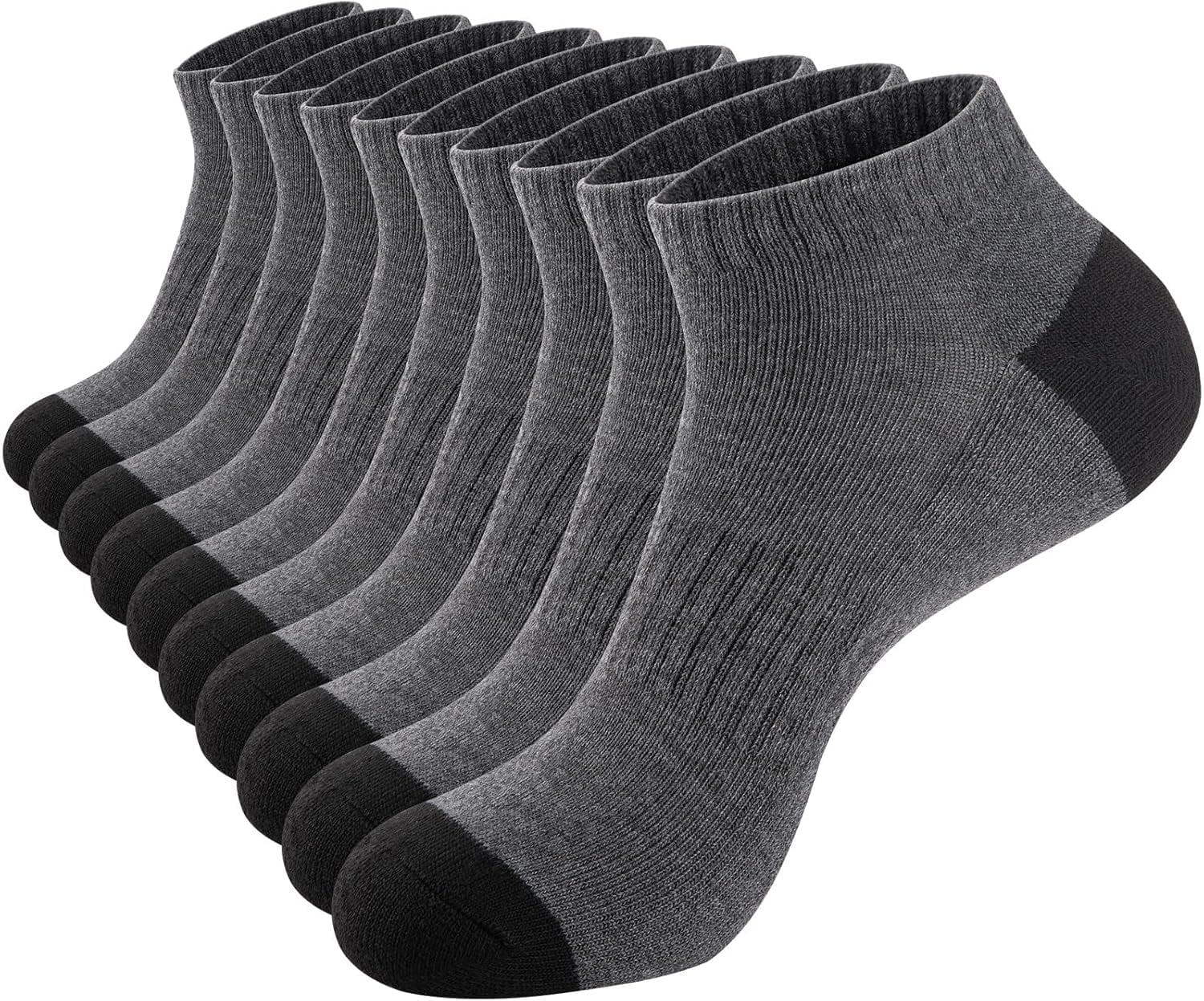 10 Pairs Mens Ankle Socks Low Cut Socks for Men Athletic Socks ...