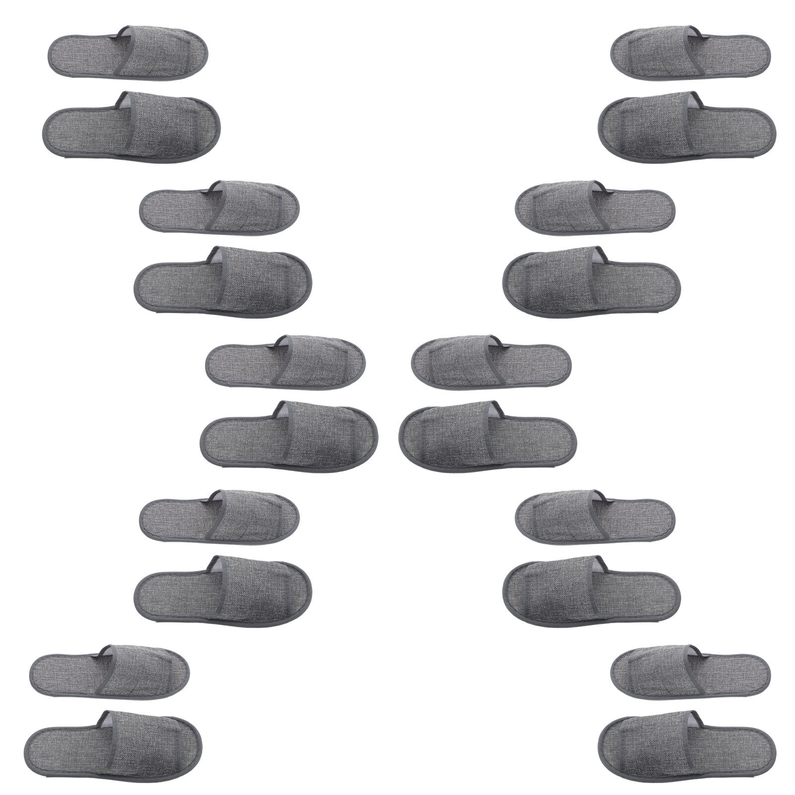 10 Pairs Mens House Slippers for Indoor Disposable Spa Business Travel ...