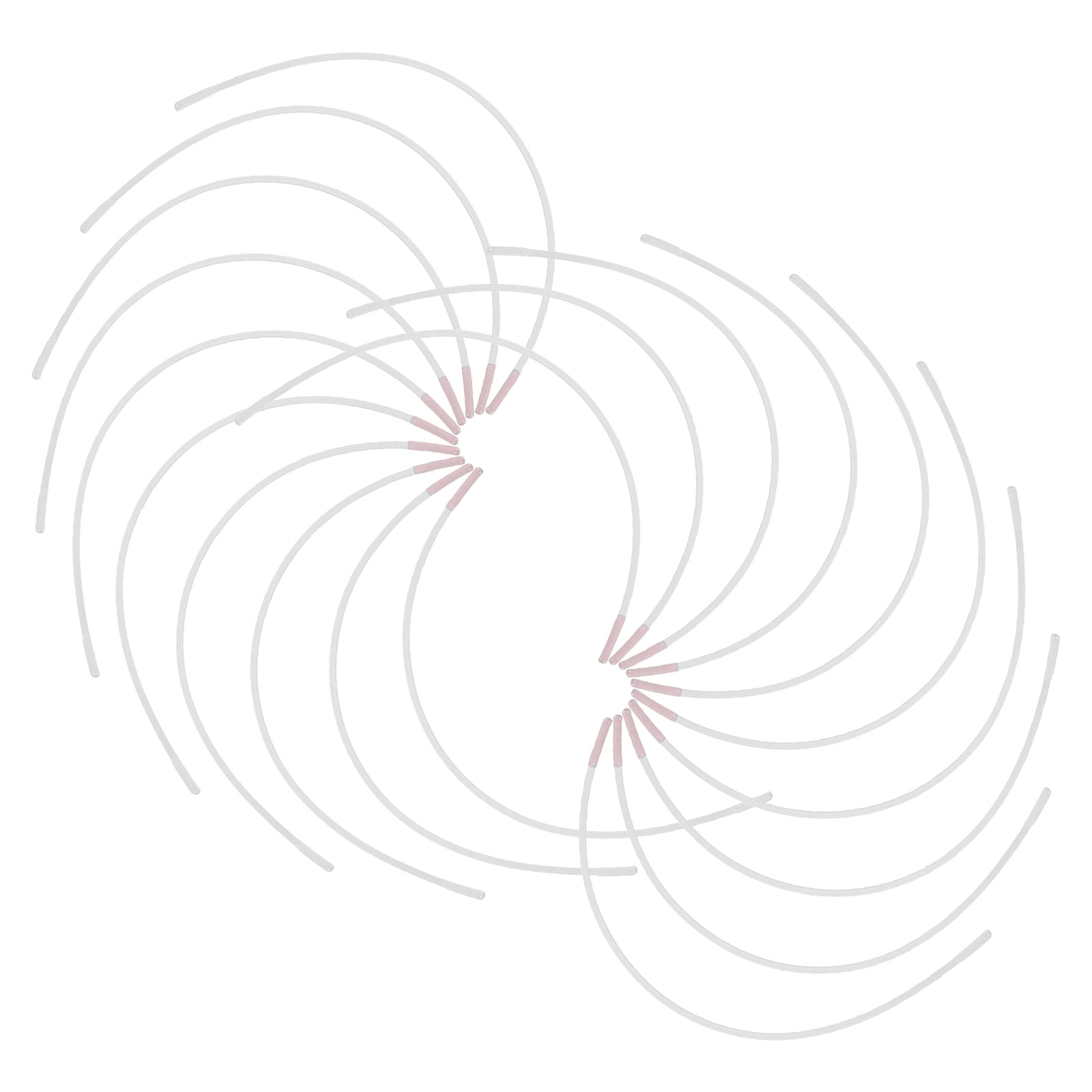 10 Pairs Metal Bra Underwires Replacement Bra Under Wires Support for ...