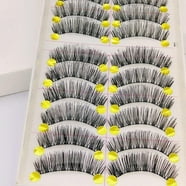 KISS The New Natural, False Eyelashes, Wide Slacks, 12 mm, 4 Pairs ...