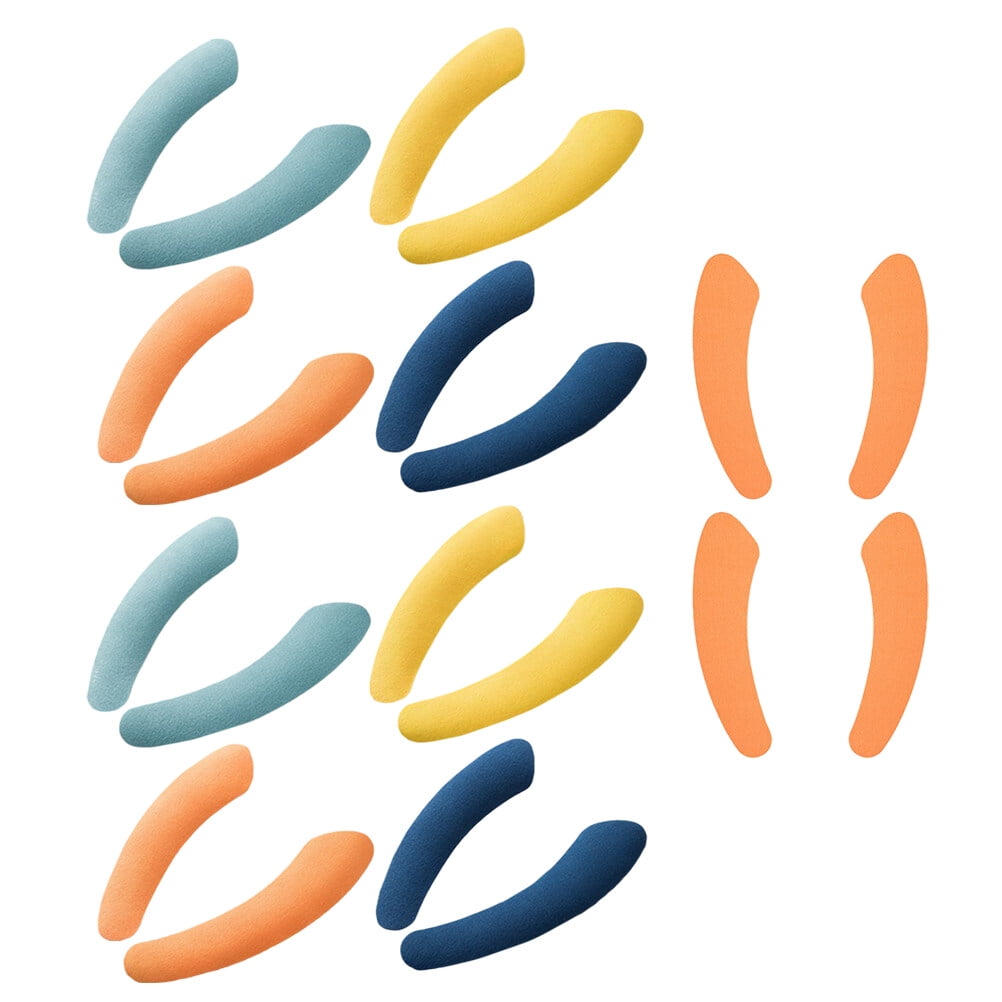 10 Pairs Portable Toilet Washer Short Plush Toilet Seat Covers 36x9cm ...