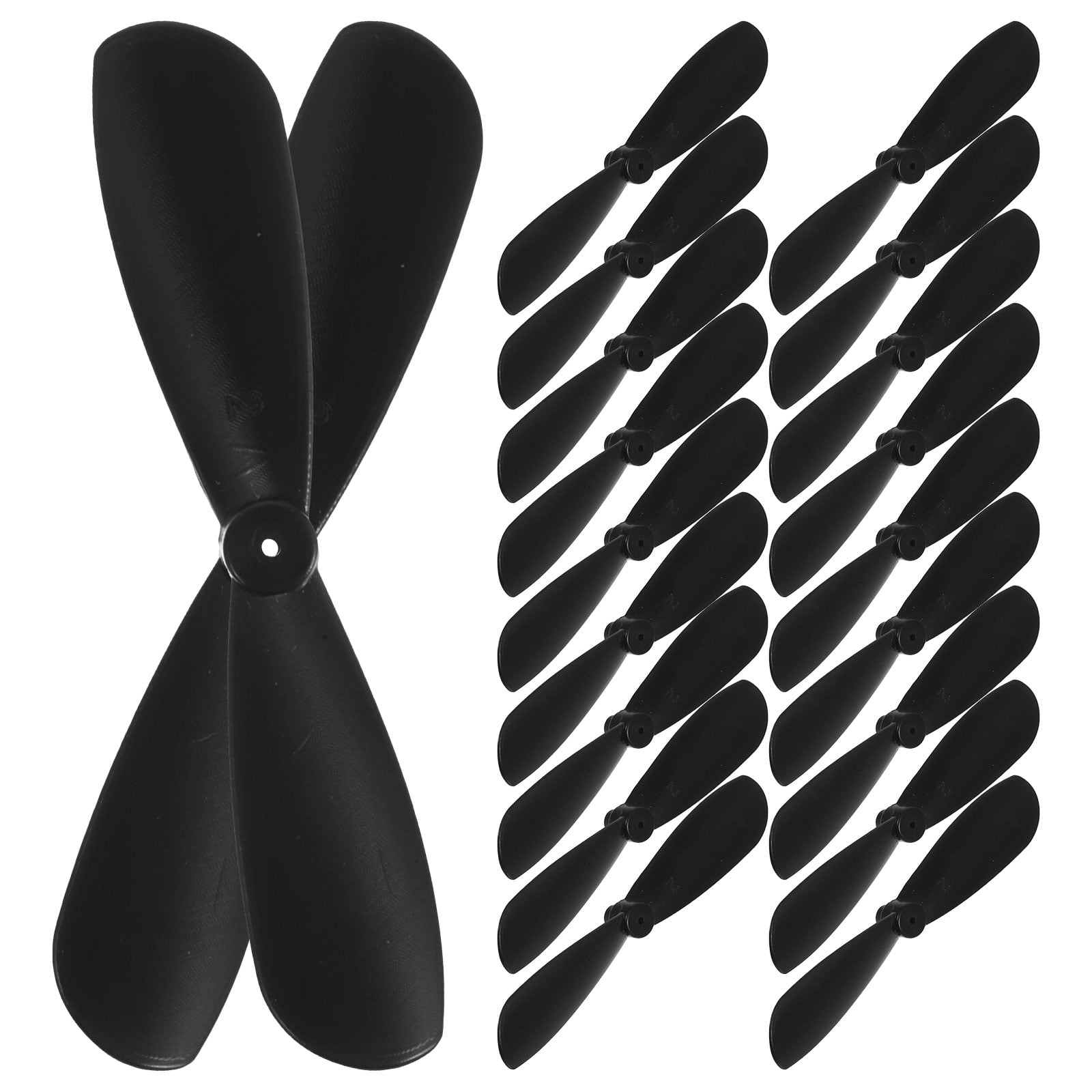 10 Pairs Rc Propellers 2-vane Main Rotors Plastic Rc Airplane ...