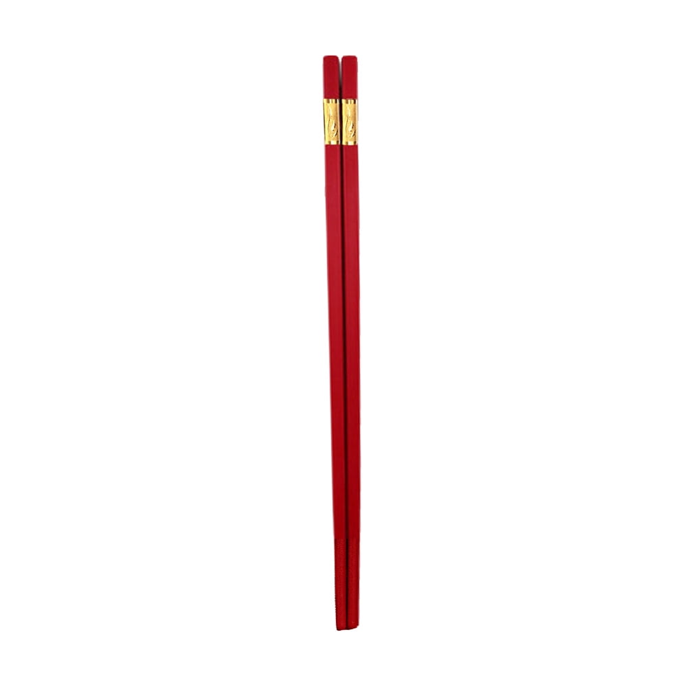 10 Pairs Reusable Fiberglass Chopsticks Set, Red Chinese Chopsticks for ...