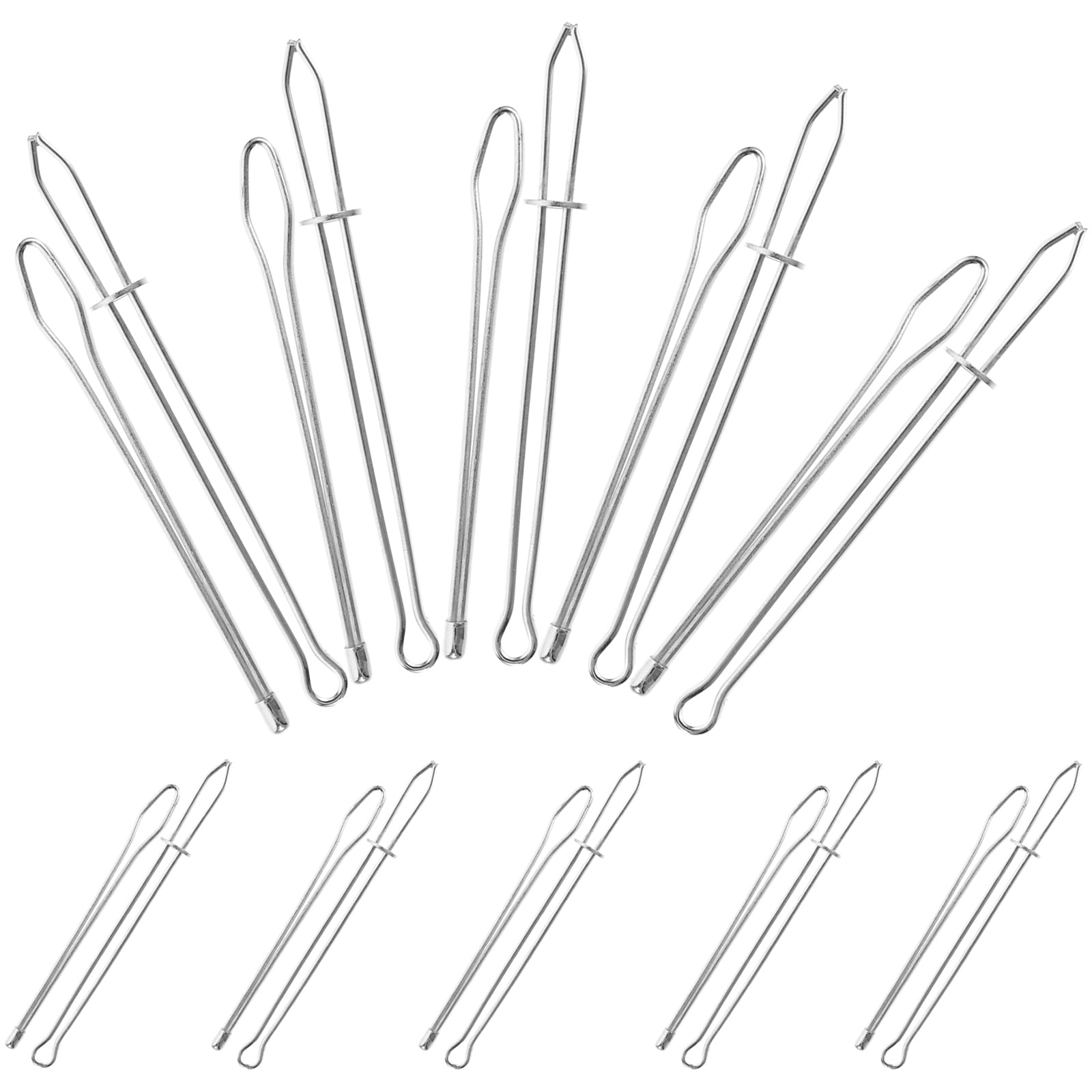 10 Pairs Rope Threader Sewing Threading Tool Metal Simple Tapping ...