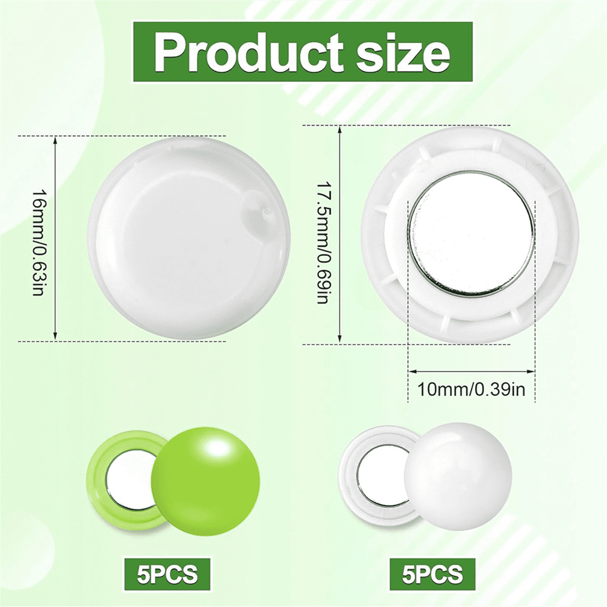 10 Pairs Running Bib Magnets, Magnetic Race Bib Clips Marathon Bib ...