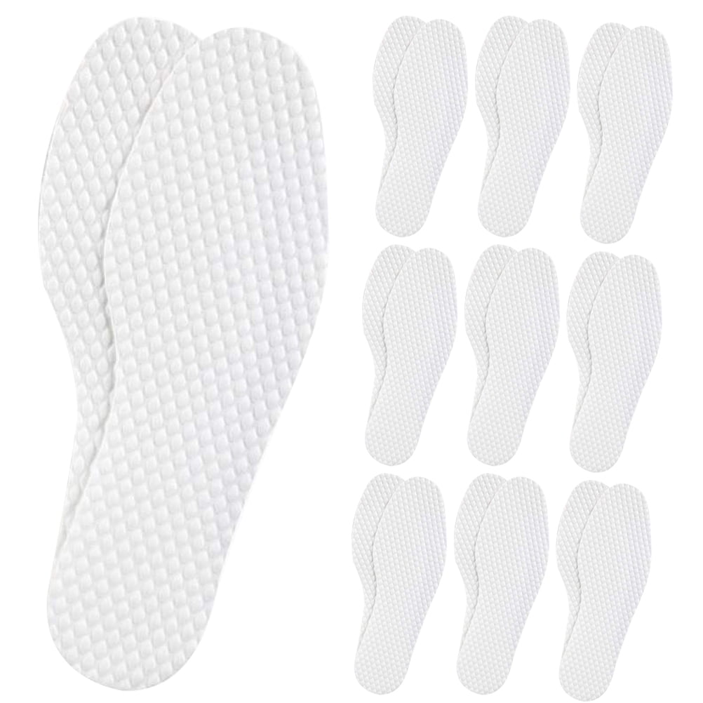 10 Pairs Shoe Insoles Breathable Shoe Inserts Sweat-absorbing Shoe Pads ...