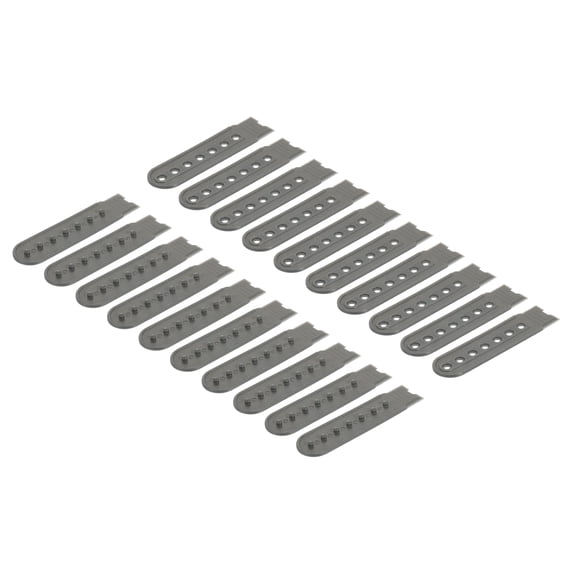 10 Pairs Snapback Strap Cover, 7 Holes Plastic Adjustable Hat Snap ...