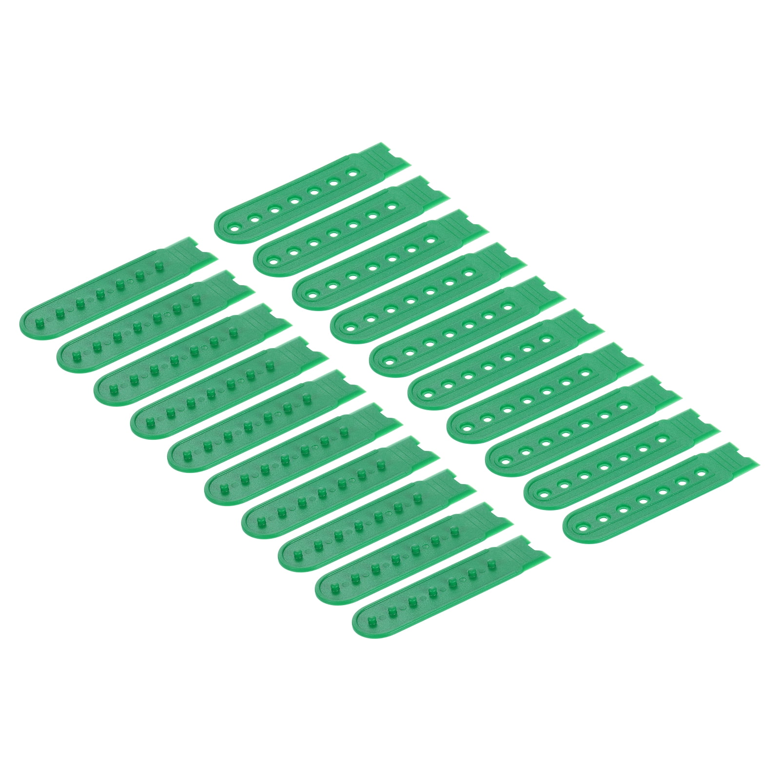 10 Pairs Snapback Strap Cover, 7 Holes Plastic Adjustable Hat Snap ...