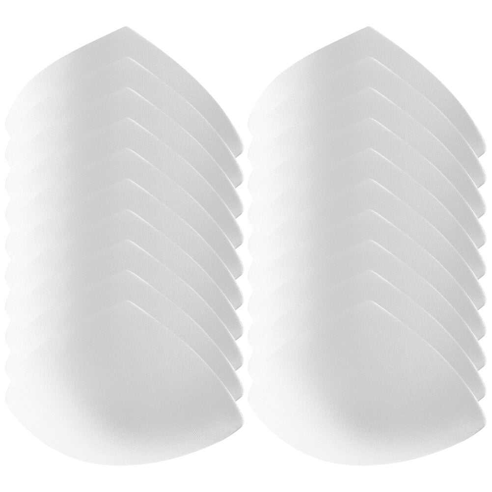 10 Pairs Women Bra Inserts Sticky Cup Pad Fitness Women's White ...