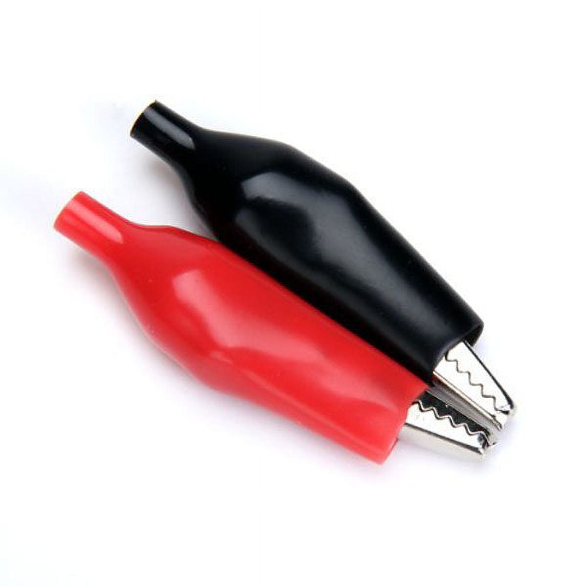 10 Pairs of Black and Red Insulated Covers Nickel-plated Steel ...