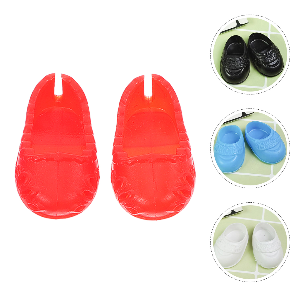 10 Pairs of Doll Dress-up Shoes Adorable Doll Flat Shoes for 17cm Dolls - Walmart.com