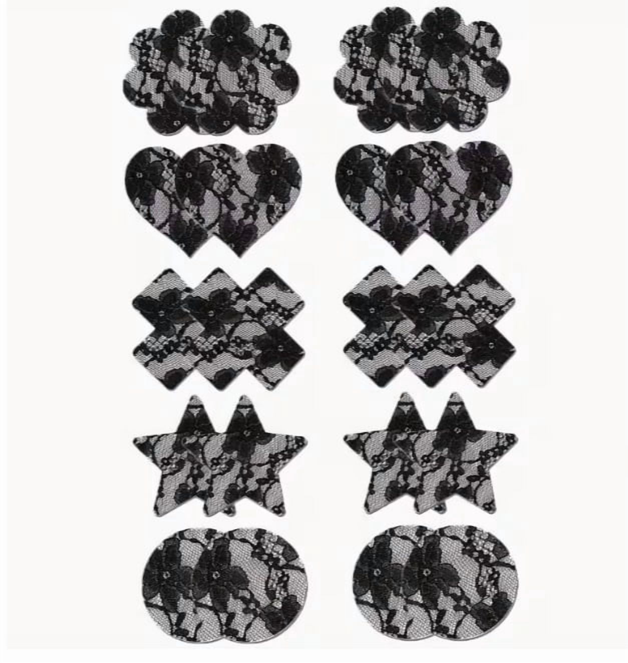 10 Pairs of Floral Design Invisible Bra Pads for Seamless Comfort and ...