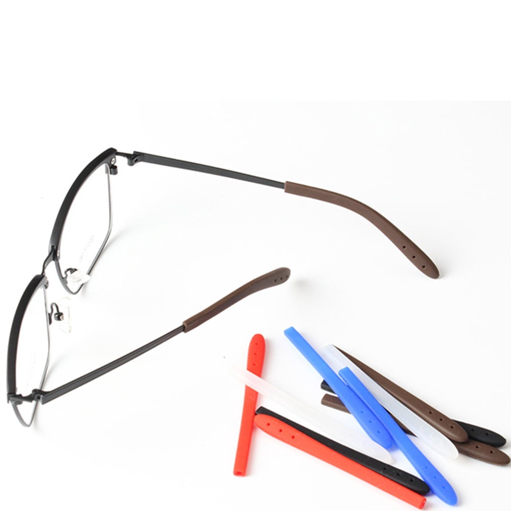 ULTNICE Eyeglass Arms Legs Glasses Leg Sleeve Silicone 10 Pairs Red ...