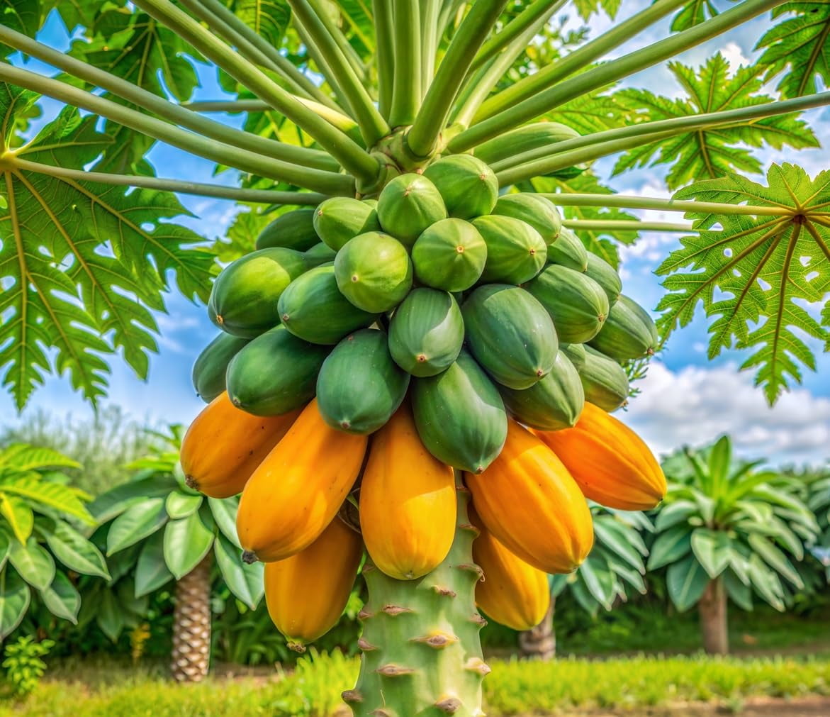 10 Papaya Tree Seeds for Planting - Popular as Bonsai or Patio Plant ...