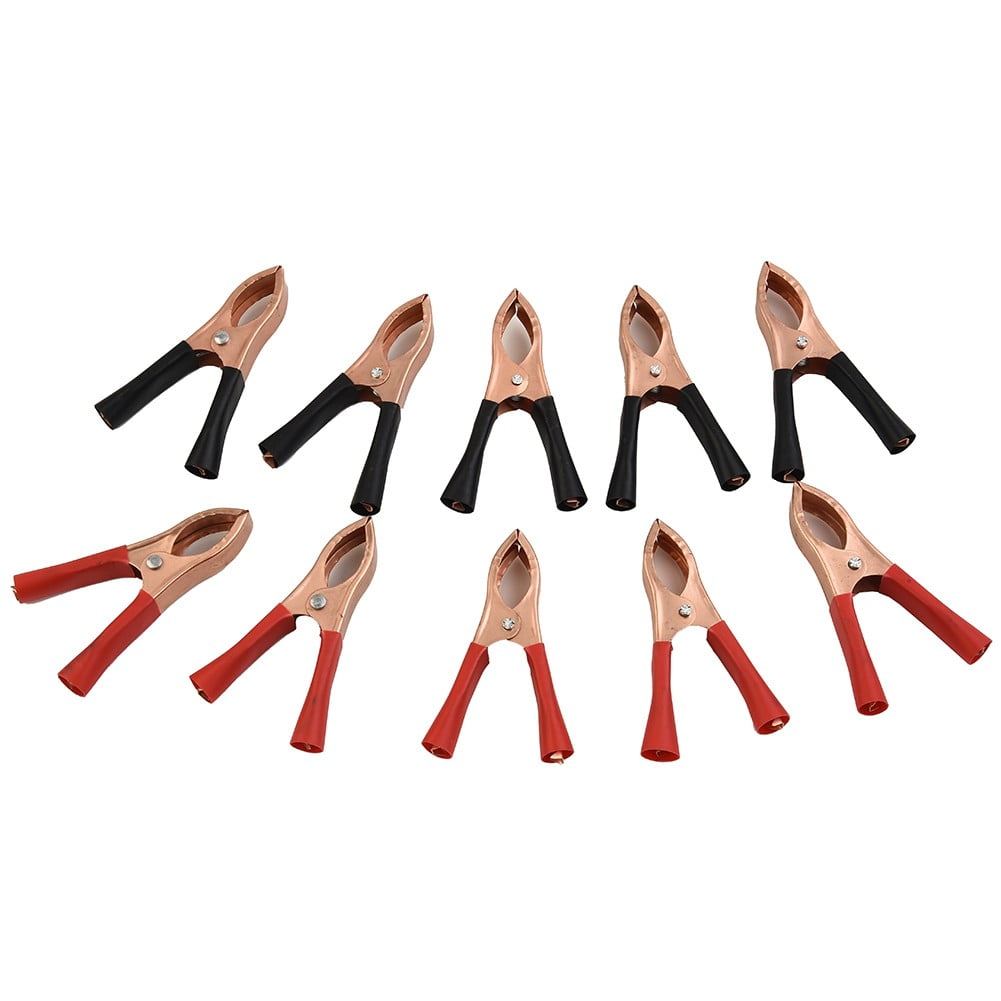 10 Pc 30A Car for Alligator Clips Battery Clamps Crocodile Clip ...