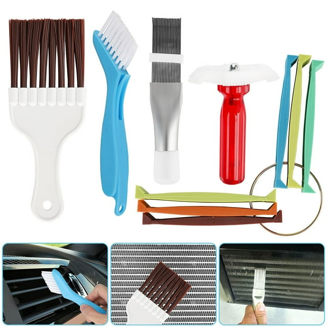 10 Pc Fin Comb Set Cleaning Brush Tool For Air Conditioner Radiator ...