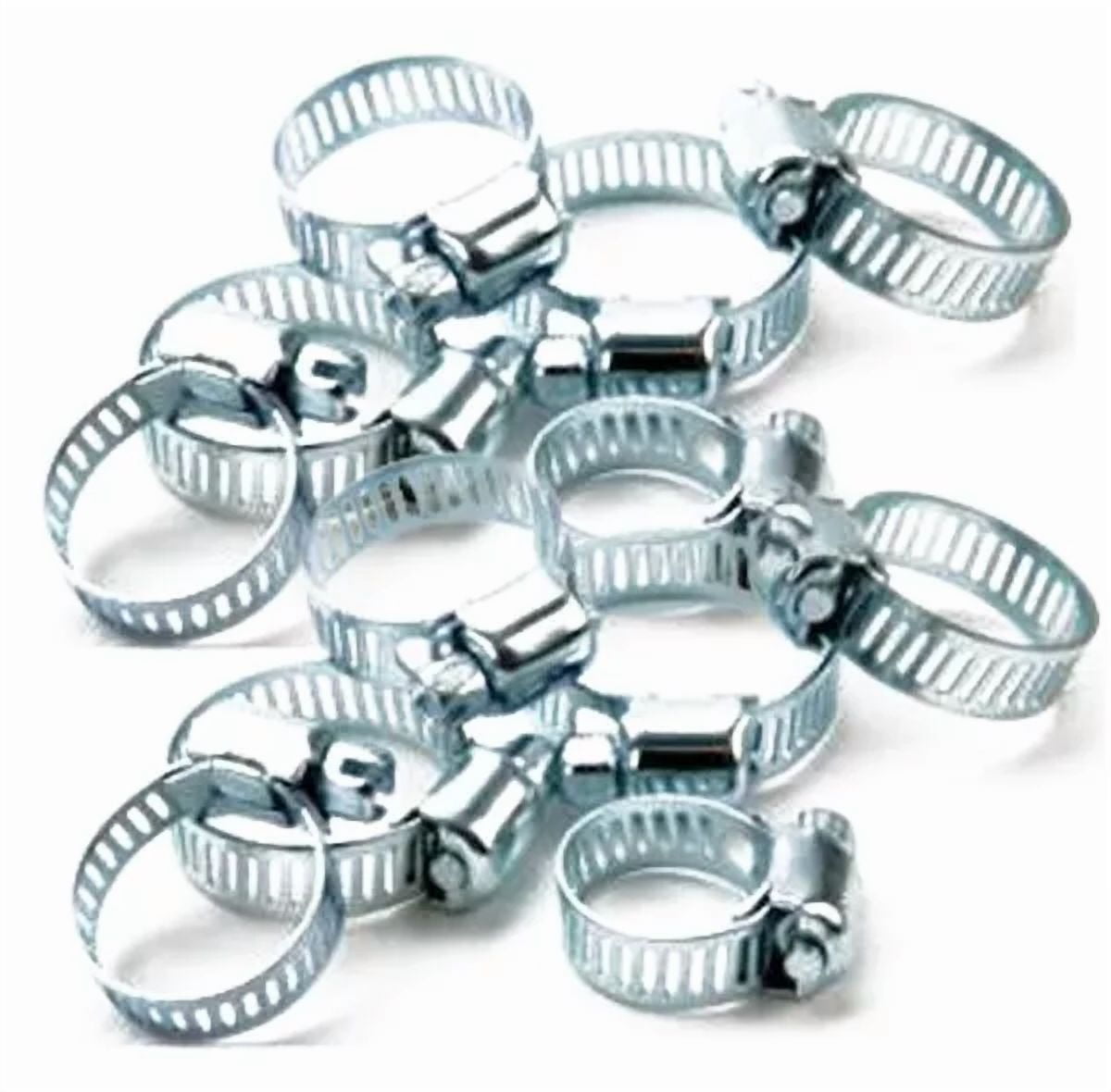 10 Pc Hose Clamp Assorted Set Worm Gear Hose Pipe Fitting Clamp ...