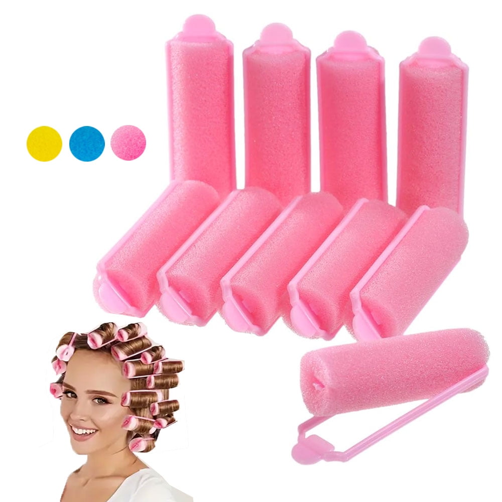 10 Pc Small Foam Hair Rollers Sponge 078 Dia Curls Waves Curlers Style Beauty