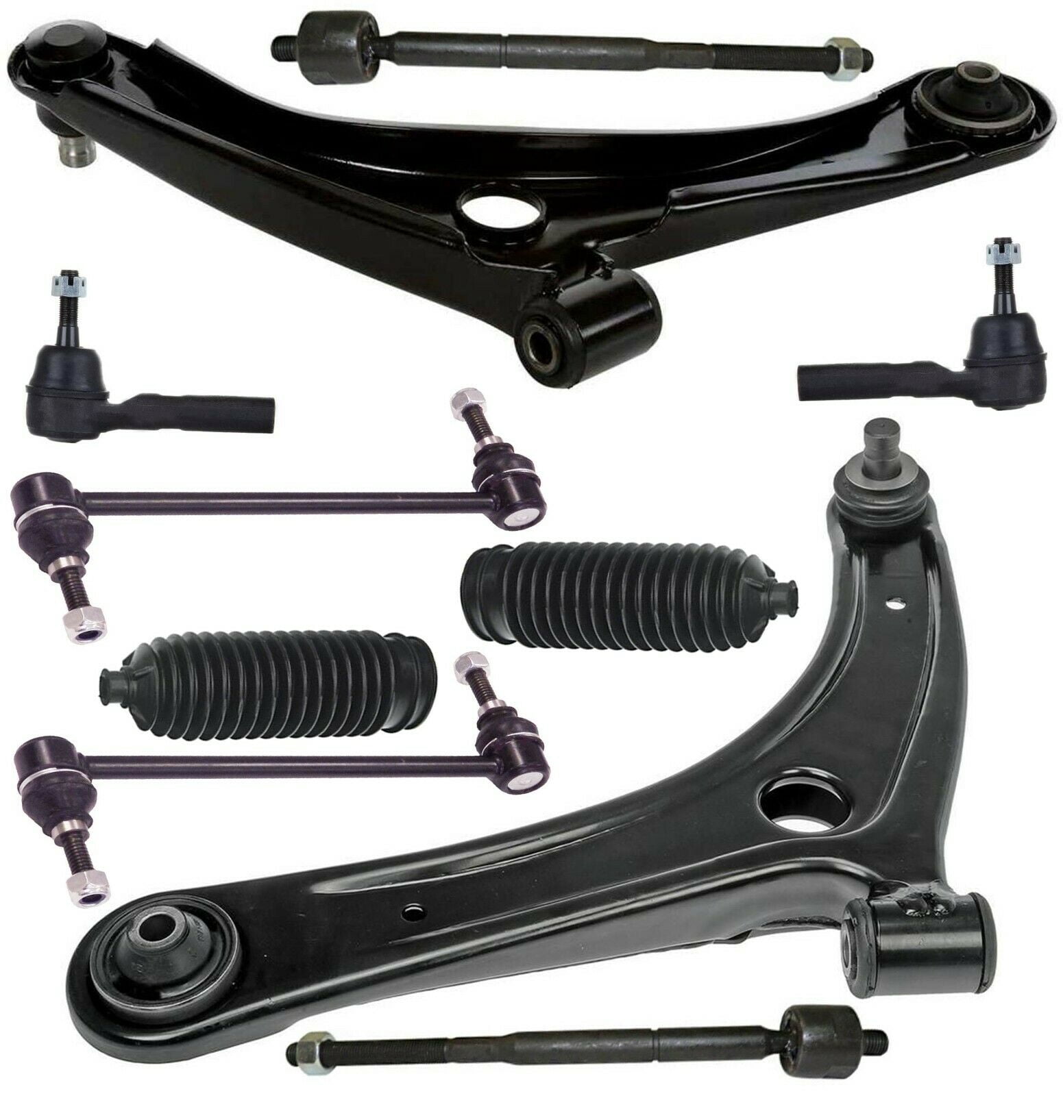 PartsW 10 Pc Suspension Kit for 2007-2014 JEEP PATRIOT/COMPASS: Control ...