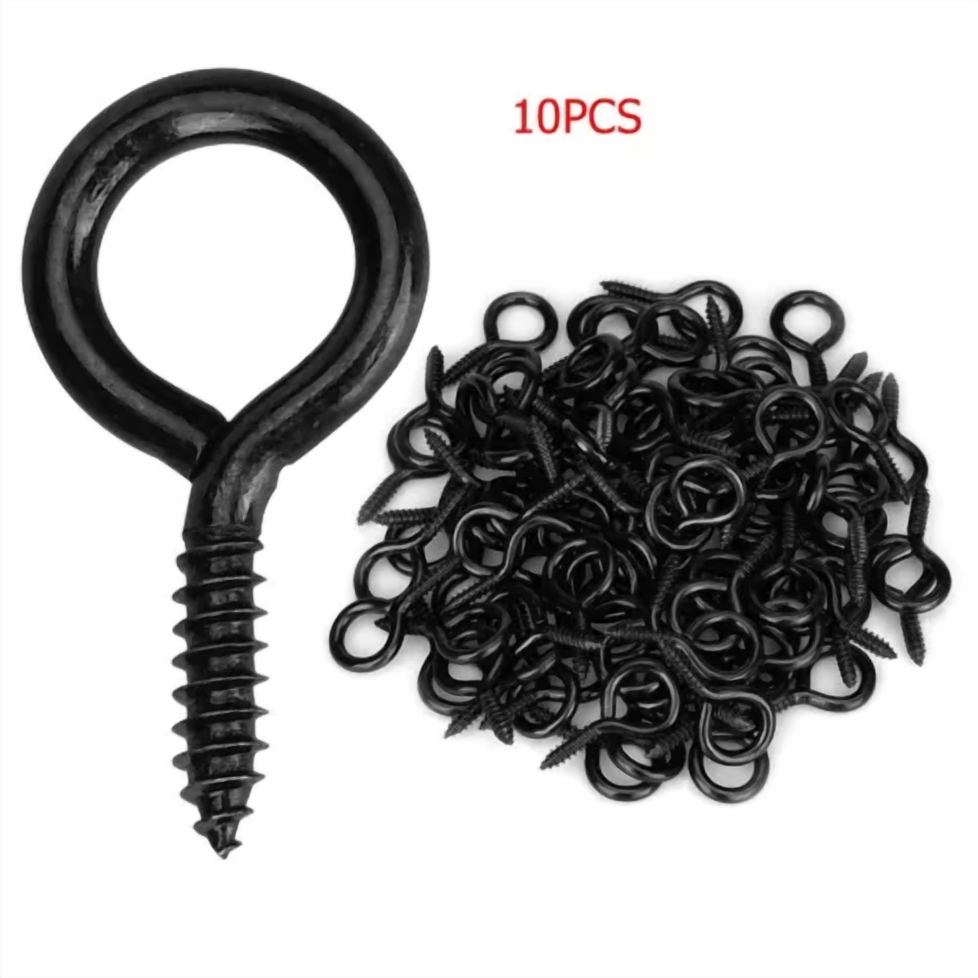 PURELY- 10 Pcs 1.22 Inches Heavy Duty Metal Screw Hooks For Home ...
