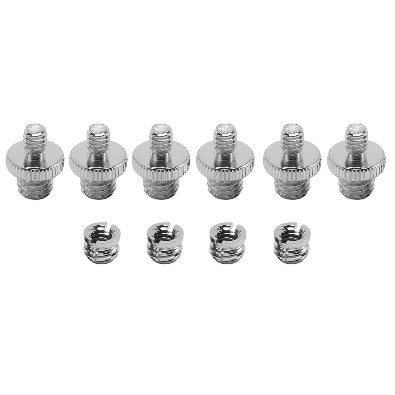 10 Pcs 1/4 inch and 3/8 Camera Screw Adapter Converter Threaded Mount ...