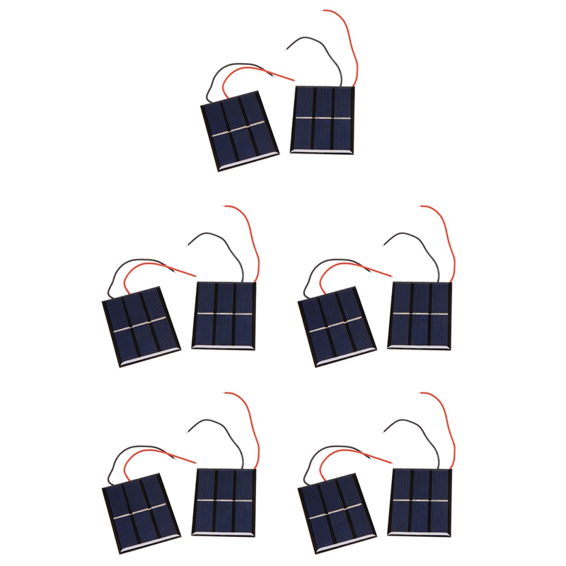 10 Pcs 1.5V 400mA 80x60mm Micro-Mini Power Solar Cells for Solar Panels ...