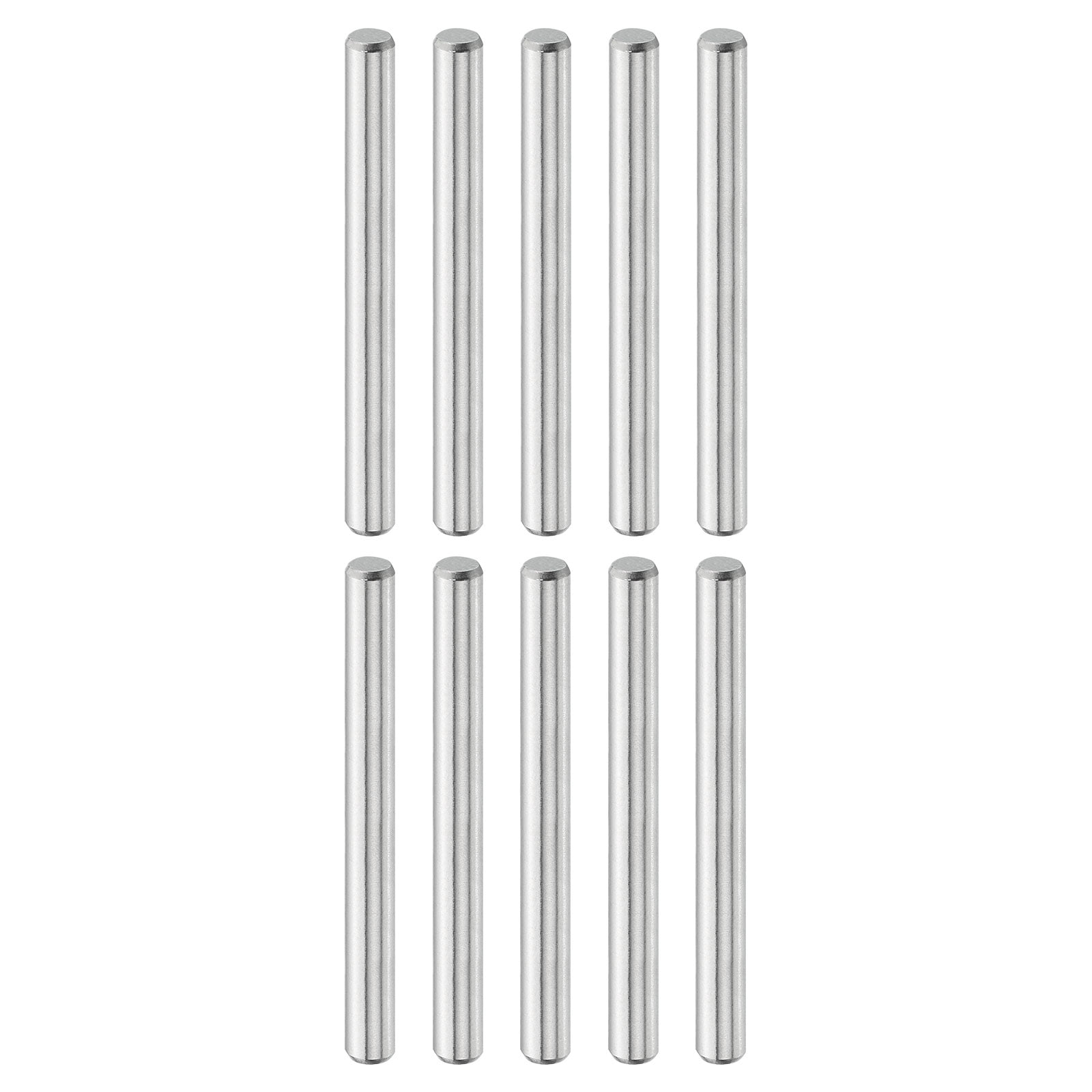 10 Pcs 1/8x1-1/4" Dowel Pins, Bearing Steel Cylindrical Dowel Pins ...