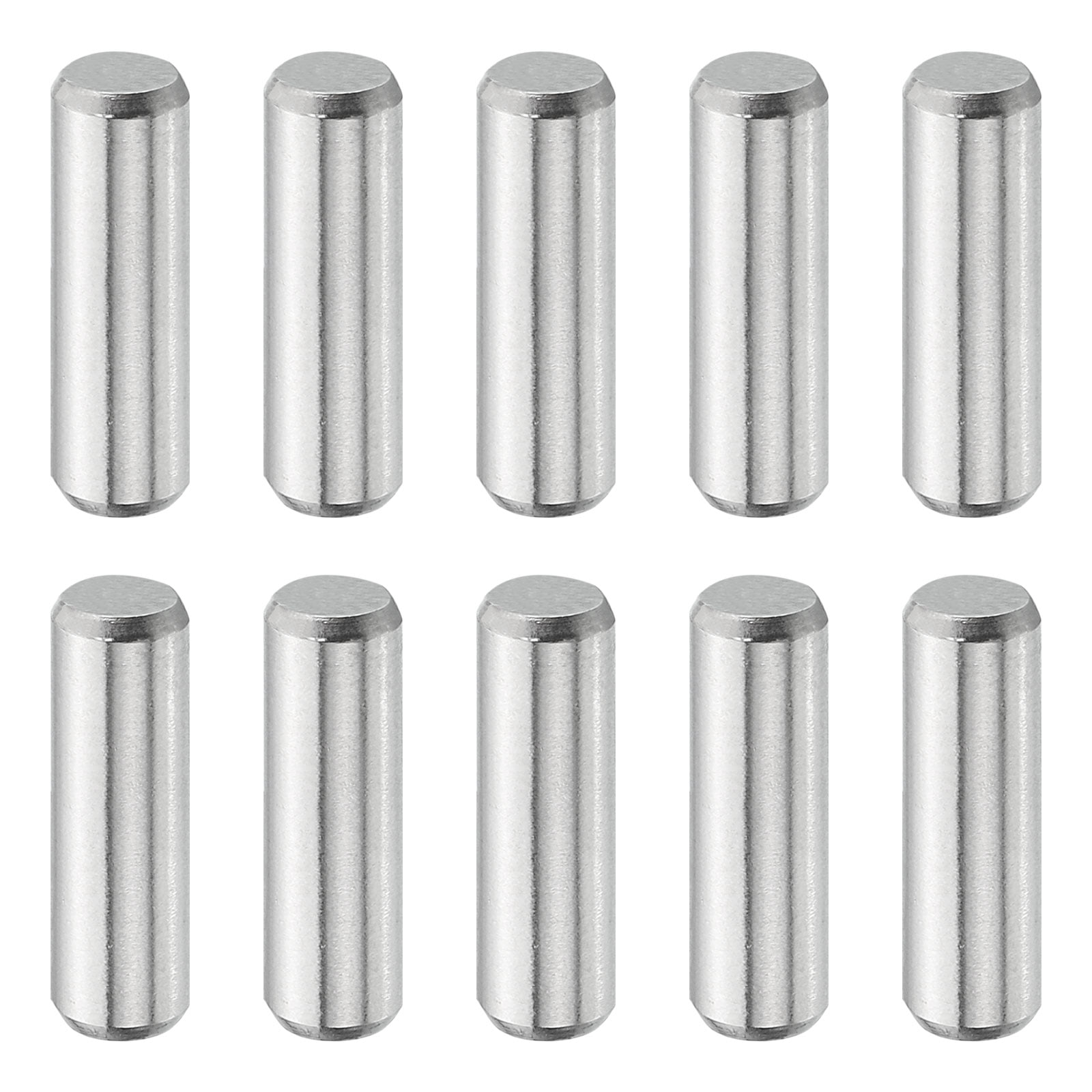 10 Pcs 1/8x3/8" Dowel Pins, Bearing Steel Cylindrical Dowel Pins Shelf ...