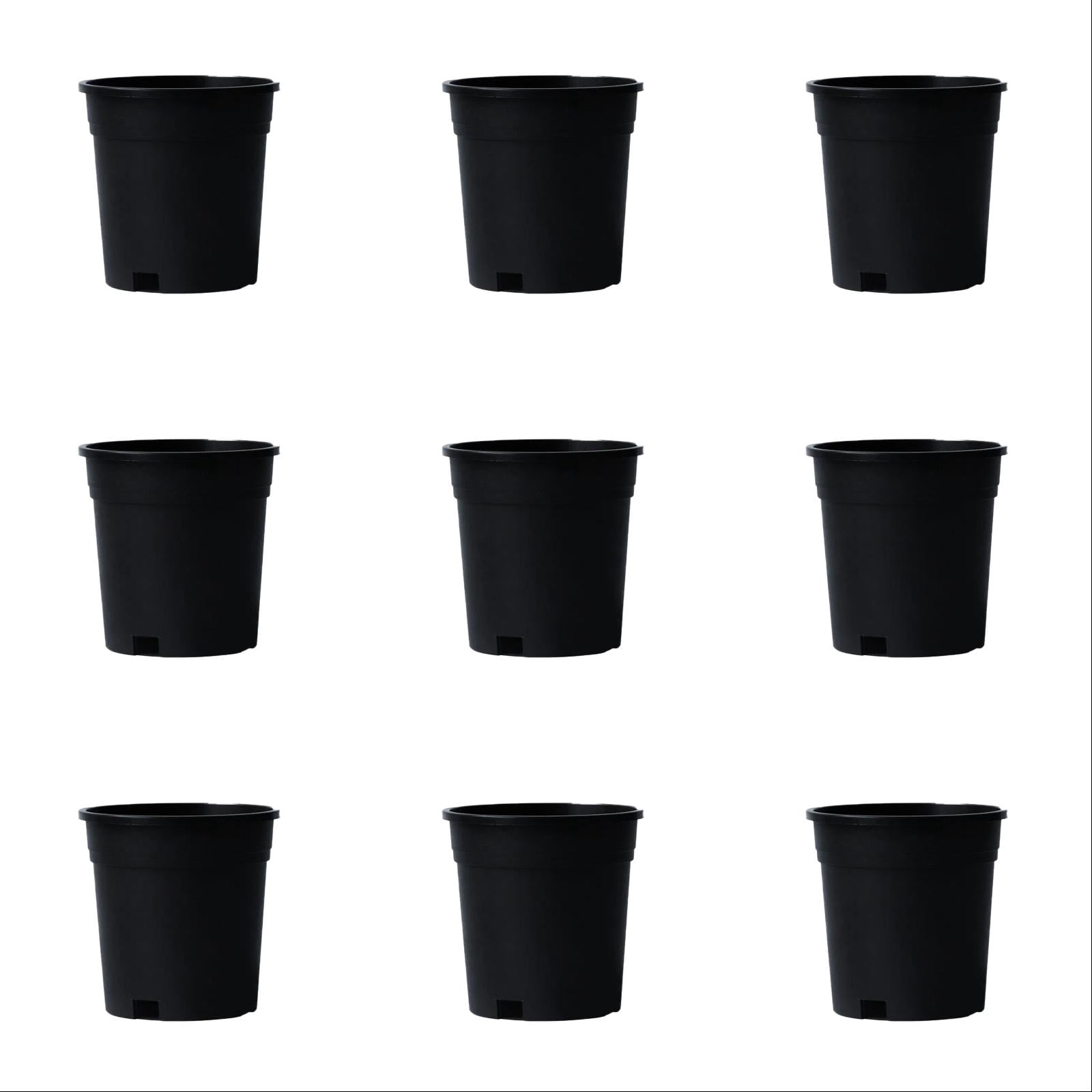 10 Pcs 1 Gal Nursery Pots Plastic Container Injection Molded Pot for ...
