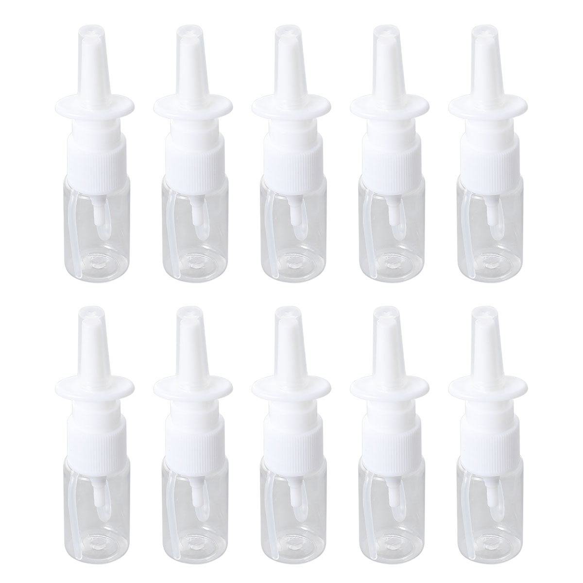 10 Pcs 10ml Portable Nasal Sprayer Bottle Rhinitis Refillable Fine Mist ...