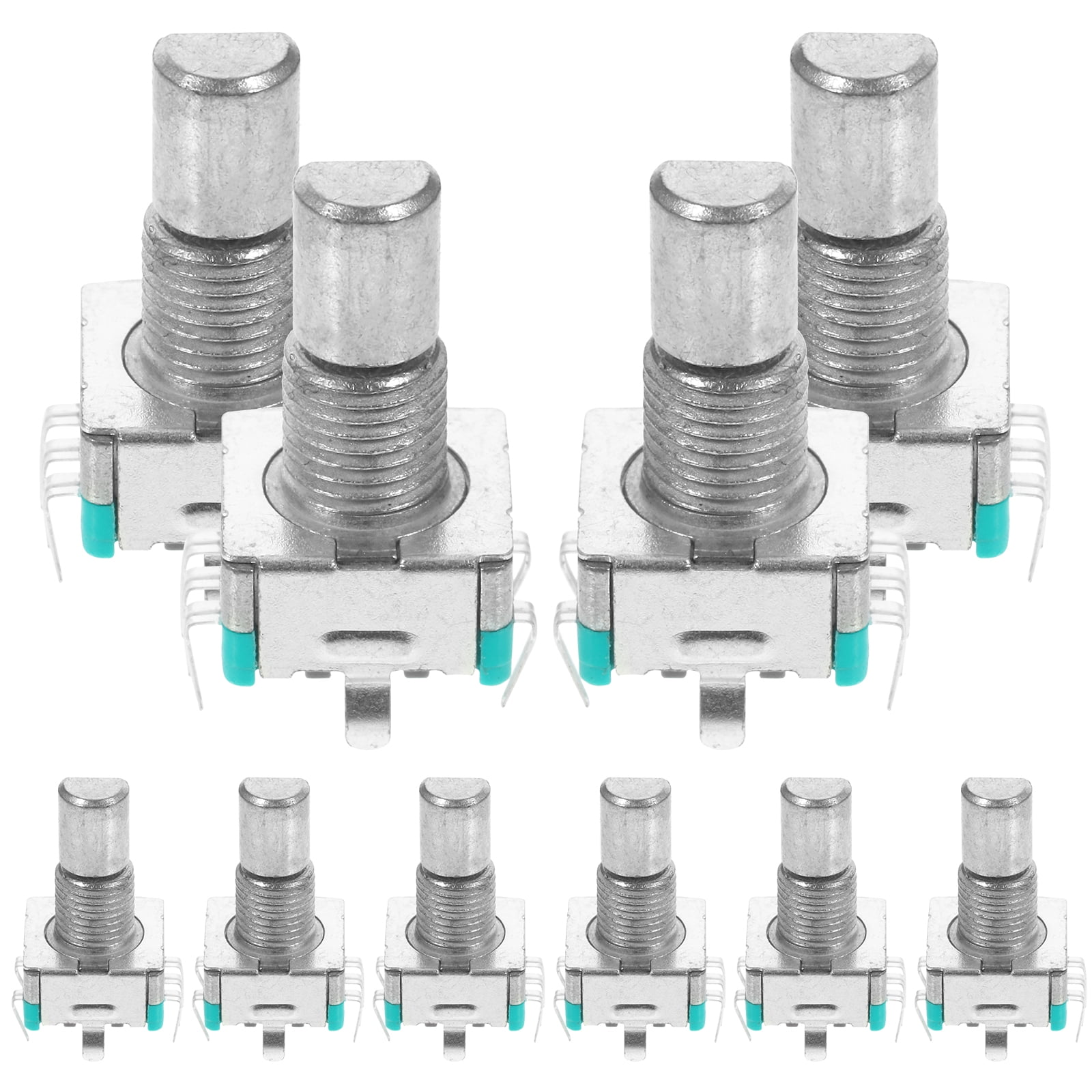 10 Pcs 12mm Rotary Encoder With Key Switch Tft Lcd Monitor ...