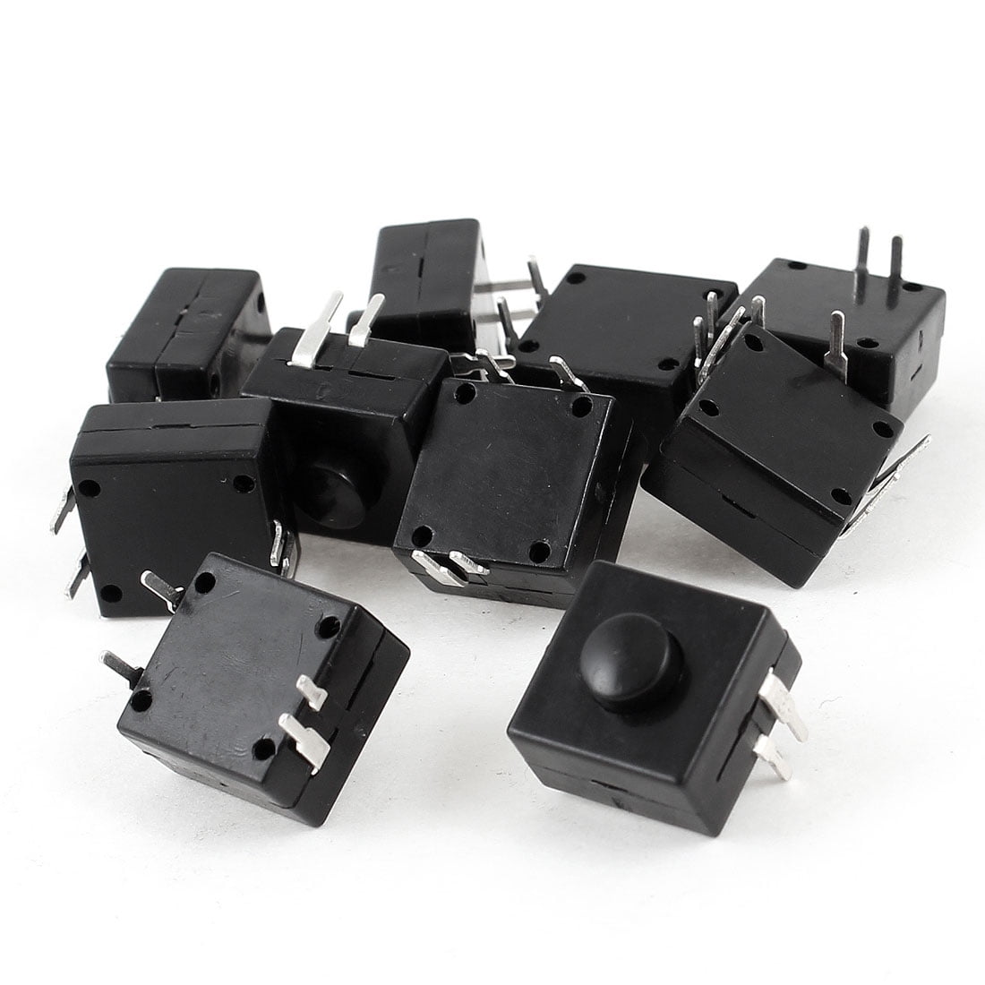 10 Pcs 12mm x 12mm 4 Pin Square Push Button Switch f Electric Torch ...